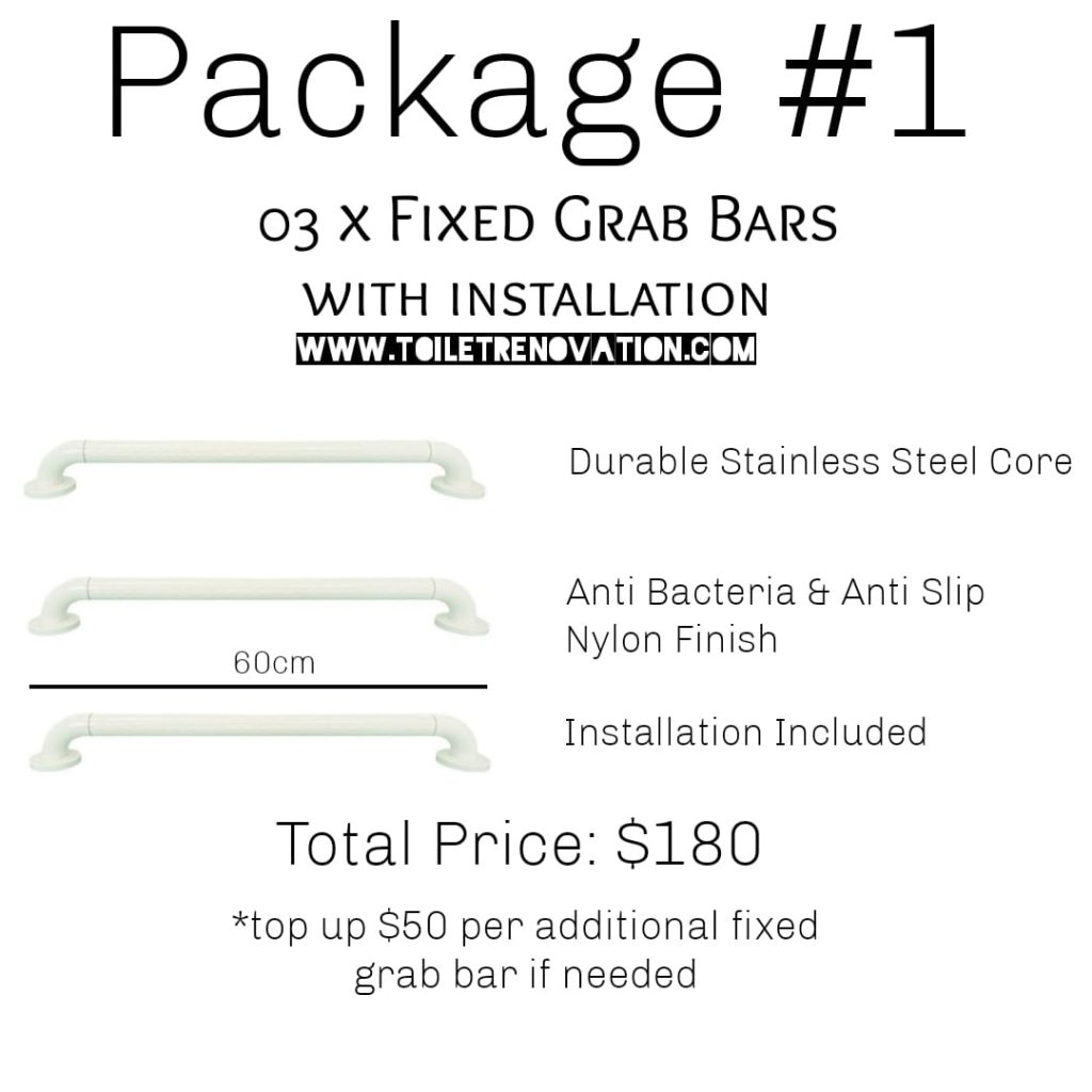 Bathroom Safety Grab Bars | Toilet & Bathroom Renovation Singapore