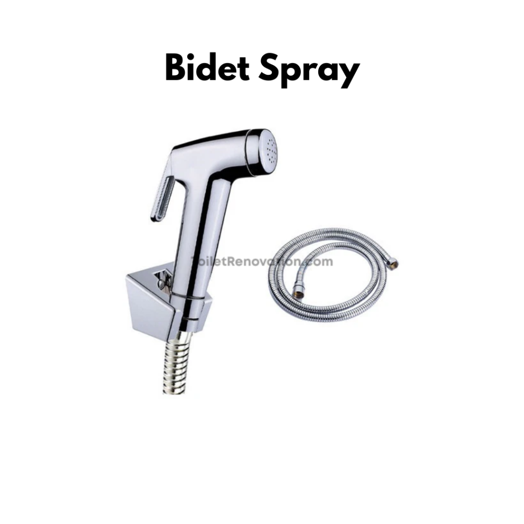 Bidet Spray Chrome | Toilet & Bathroom Renovation Singapore